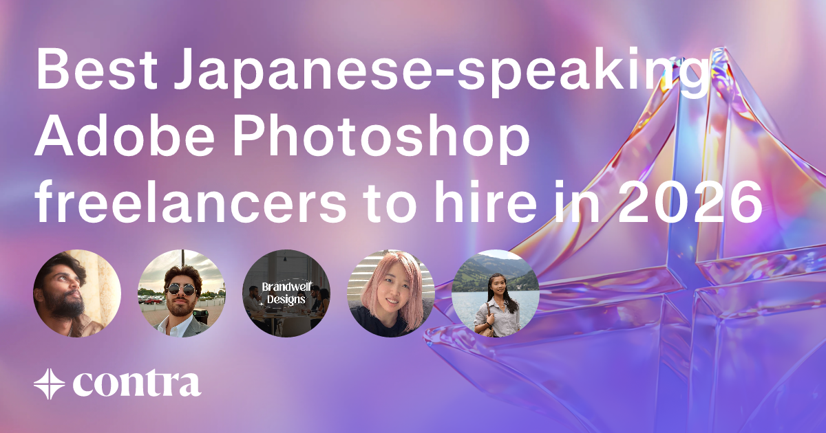 Japanese-speaking Adobe Photoshop freelancers