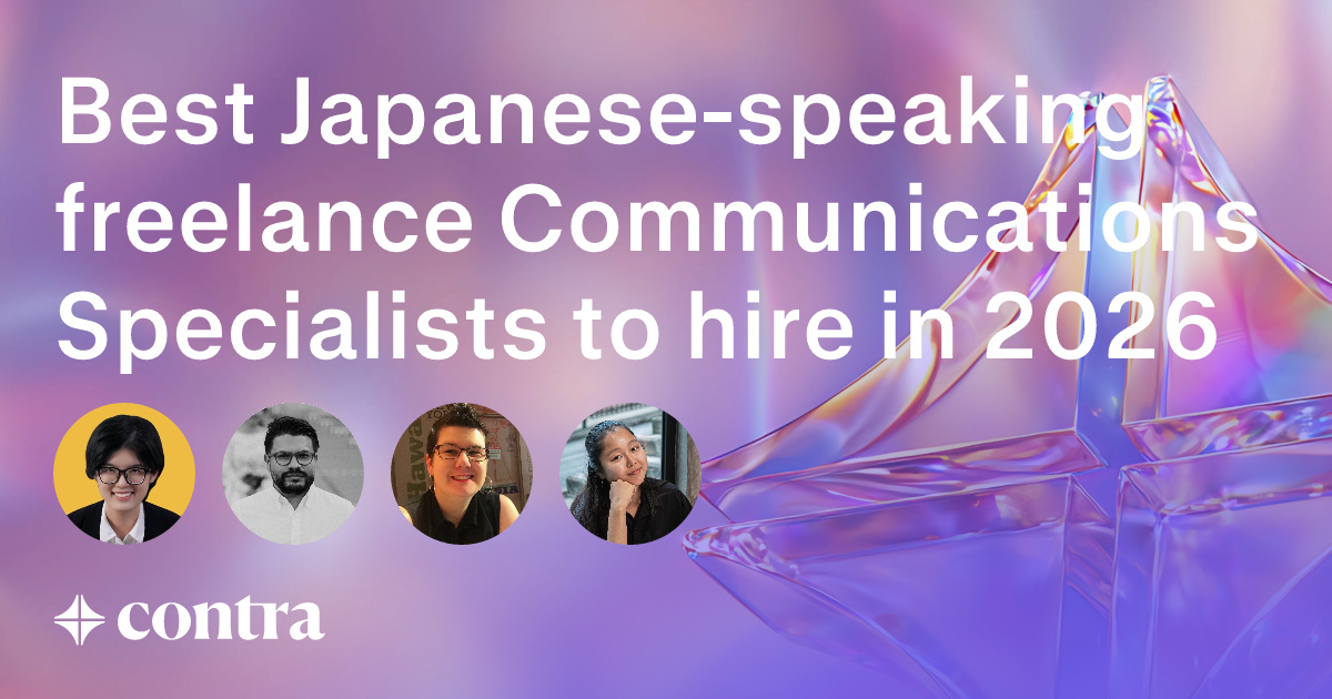 Japanese-speaking Communications freelancers