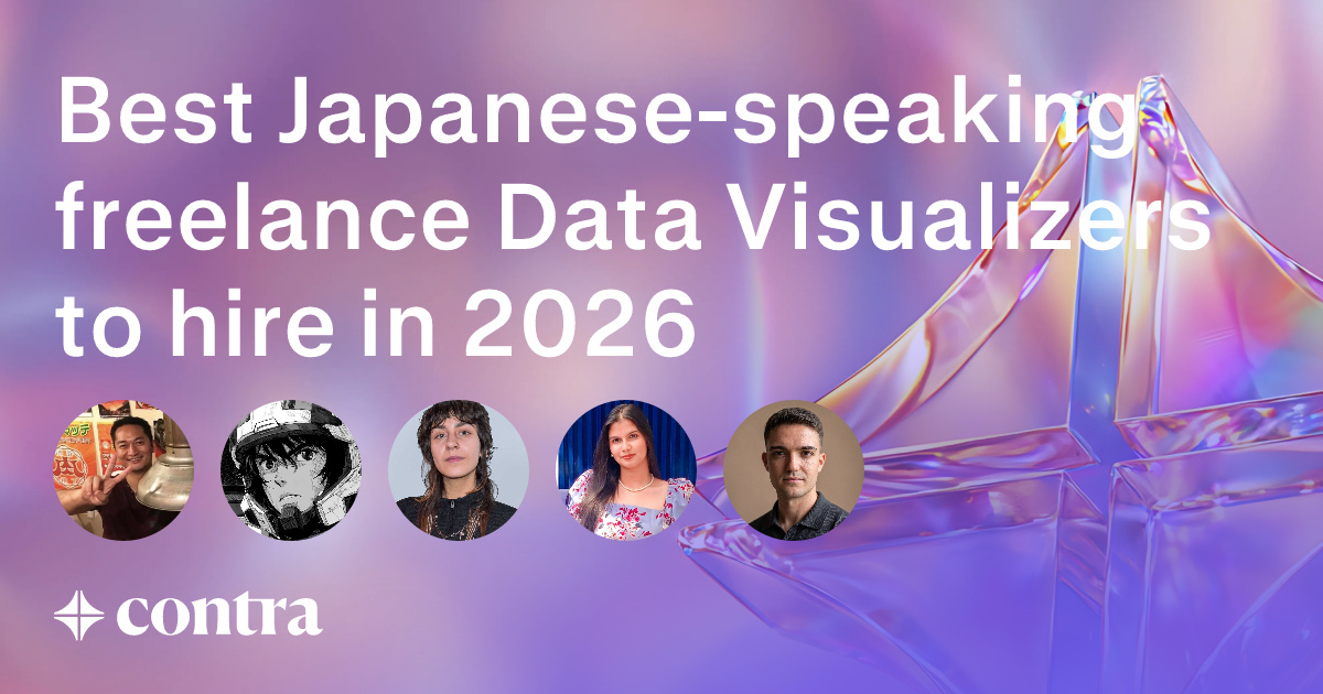 Japanese-speaking Data Visualization freelancers