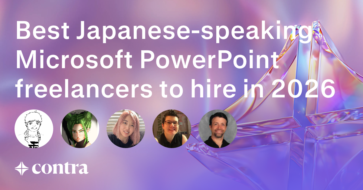 Best Japanese-speaking Microsoft PowerPoint freelancers to hire in 2025