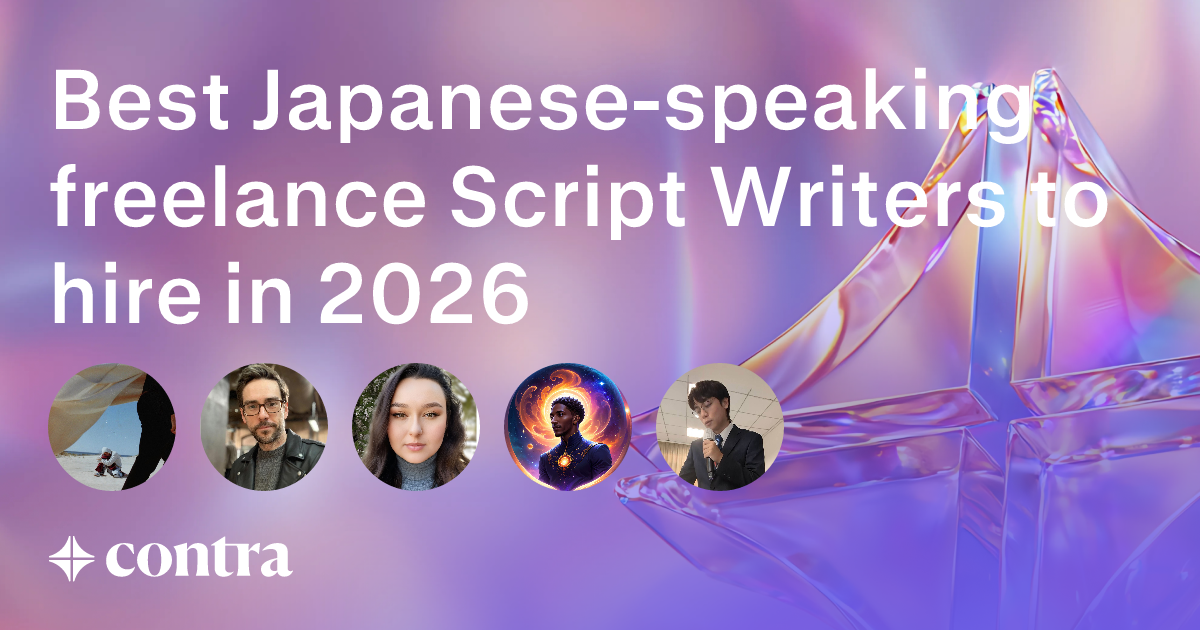 Best Japanese-speaking freelance Script Writers to hire in 2025
