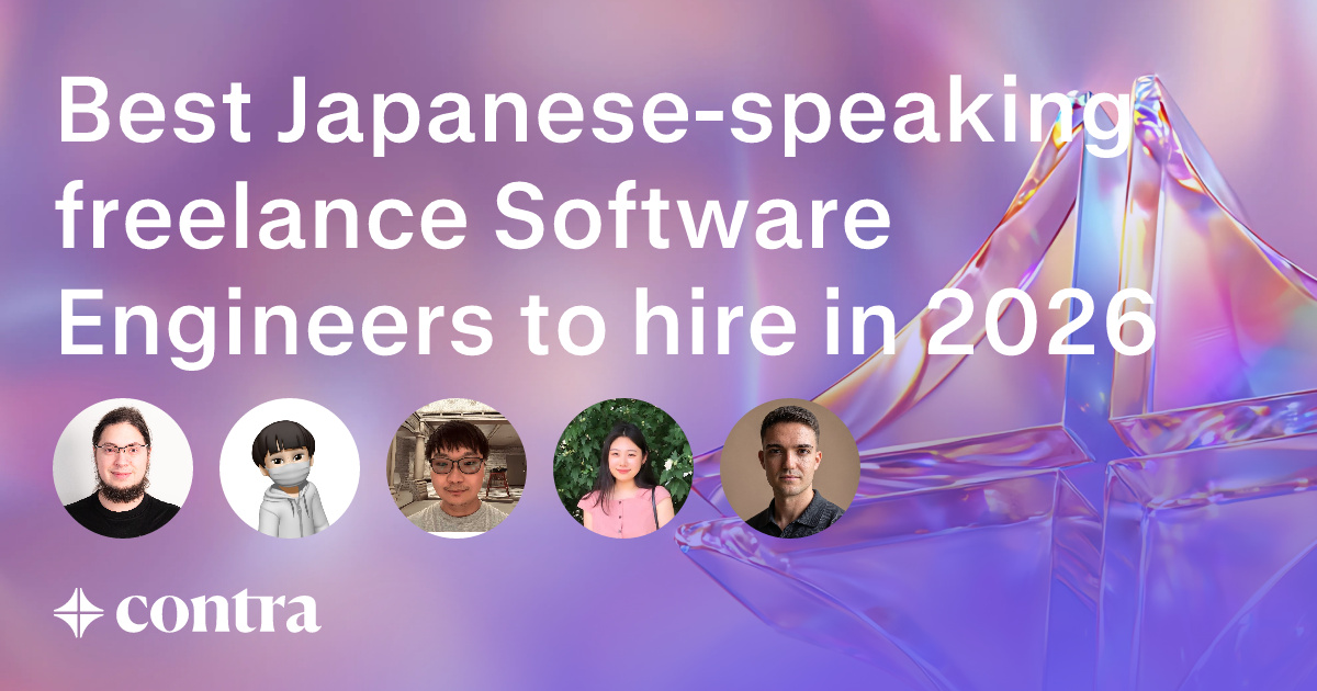 Japanese-speaking Software Development freelancers