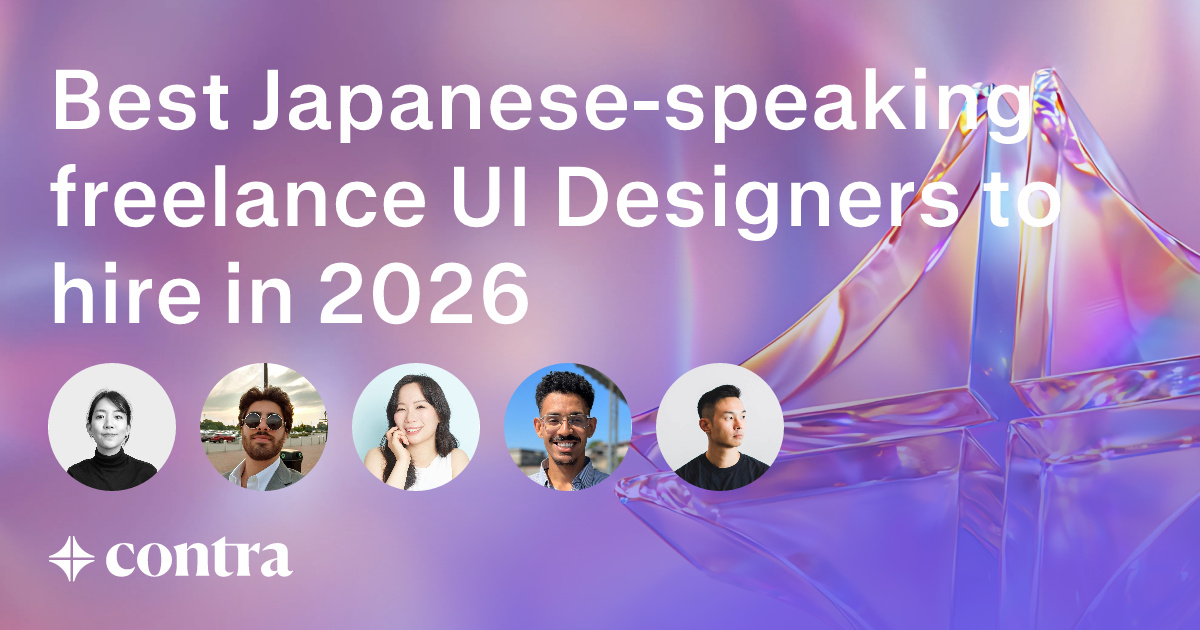 Japanese-speaking UI Design freelancers