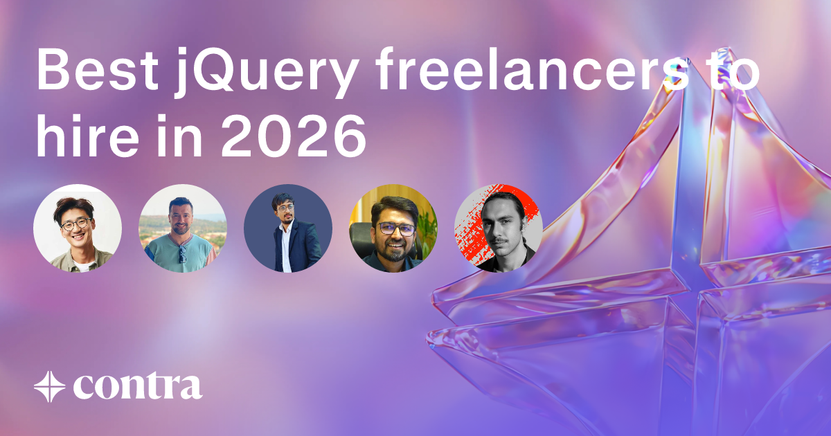 Best jQuery freelancers to hire in 2025