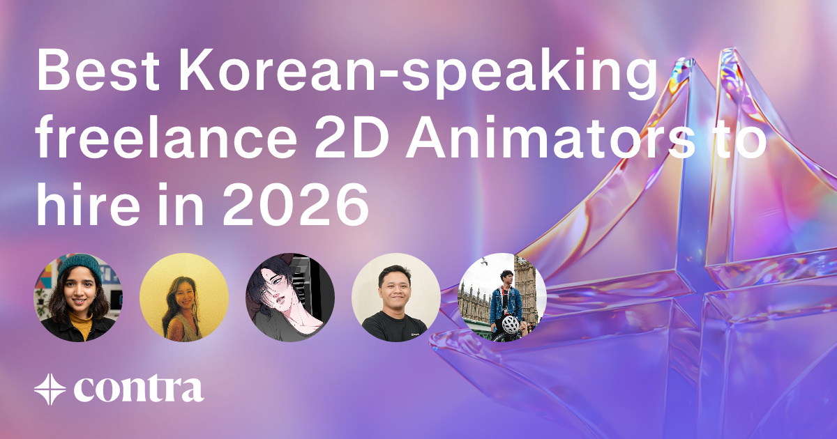 Korean-speaking 2D Animation freelancers