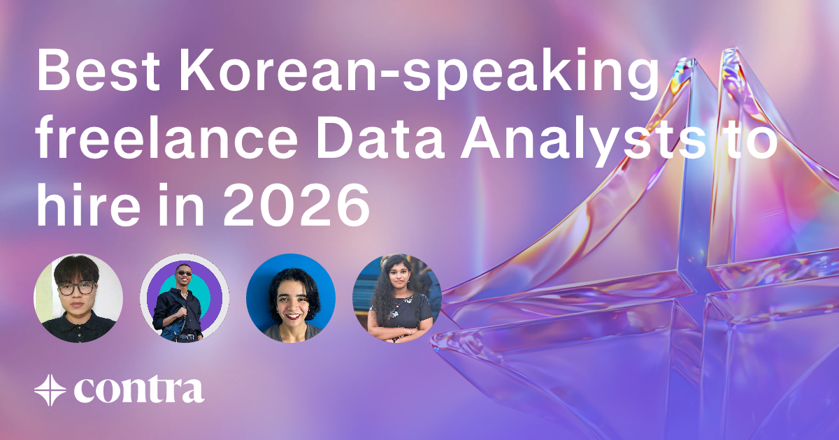 Korean-speaking Data Analysis freelancers