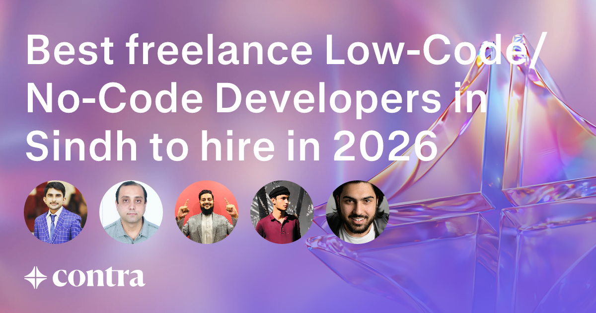 Low-Code/No-Code Development freelancers in Sindh