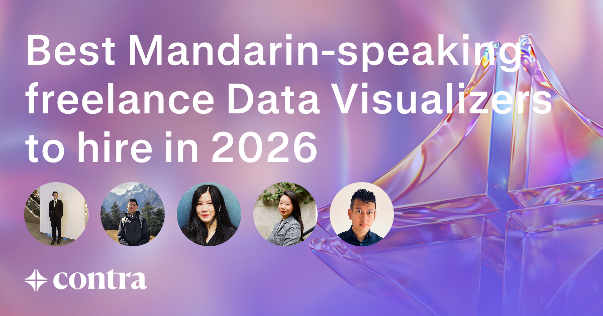 Mandarin-speaking Data Visualization freelancers