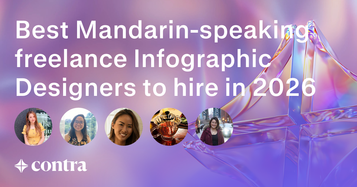 Mandarin-speaking Infographic Design freelancers