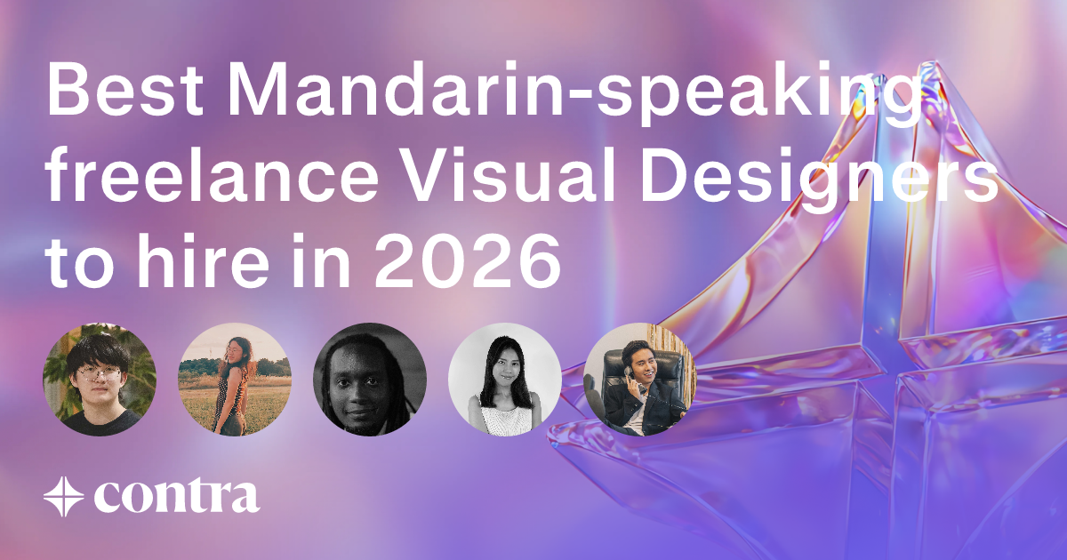 Best Mandarin-speaking freelance Visual Designers to hire in 2025