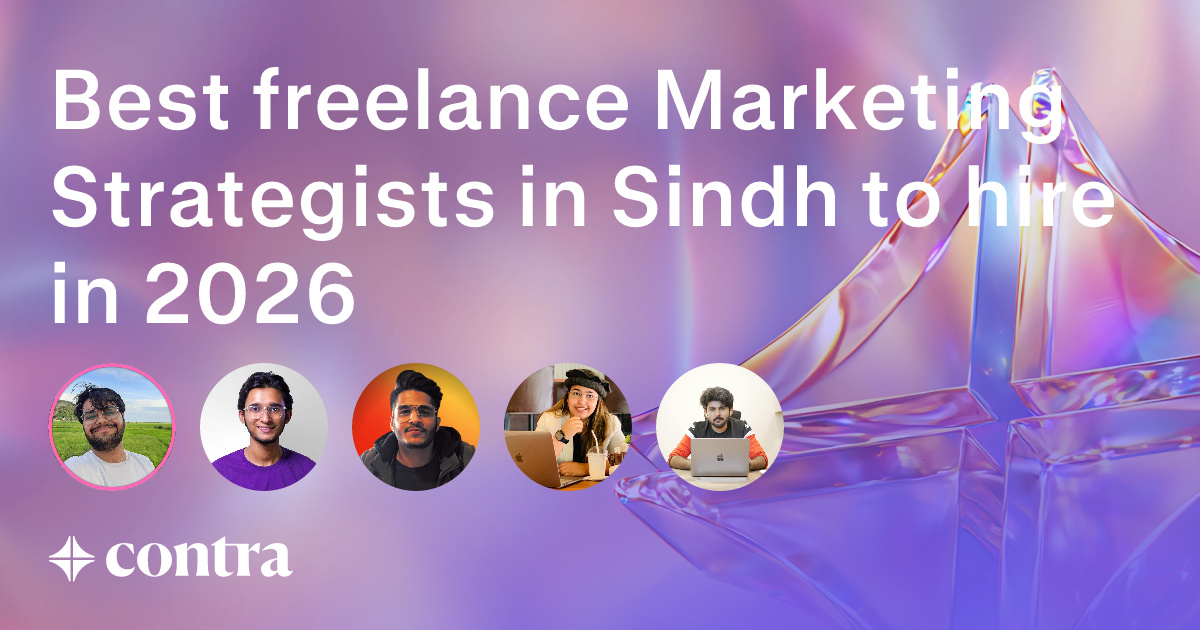 Marketing Strategy freelancers in Sindh
