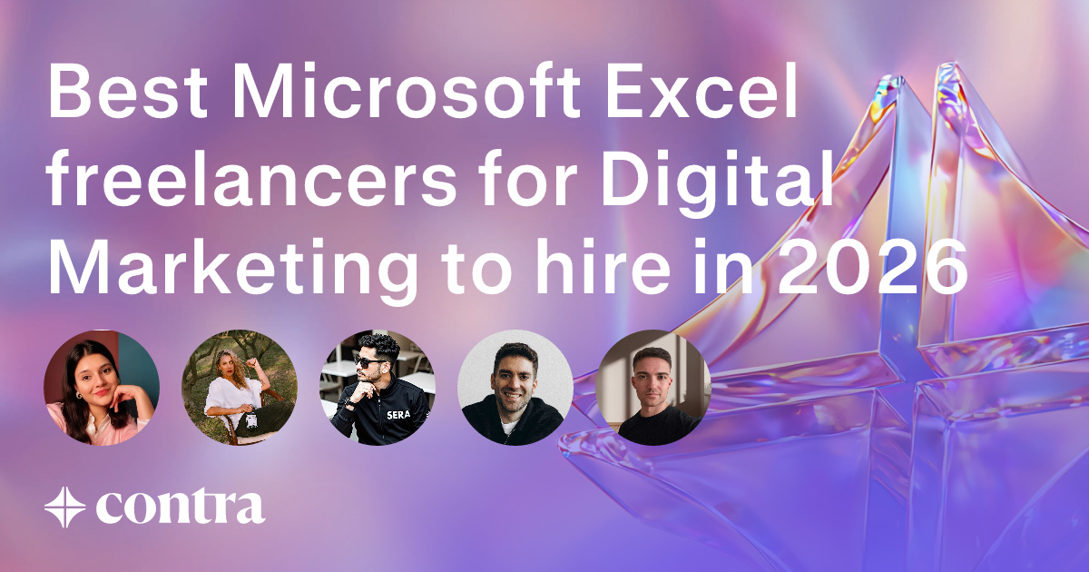 Microsoft Excel freelancers for Digital Marketing