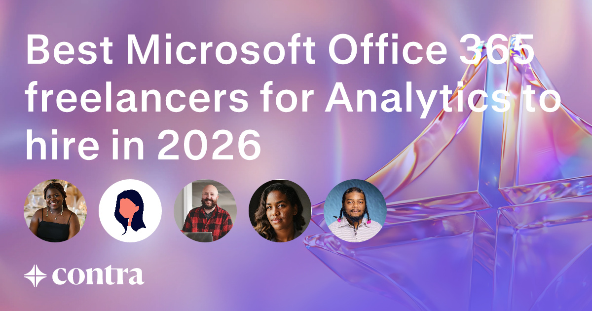 Microsoft Office 365 freelancers for Analytics