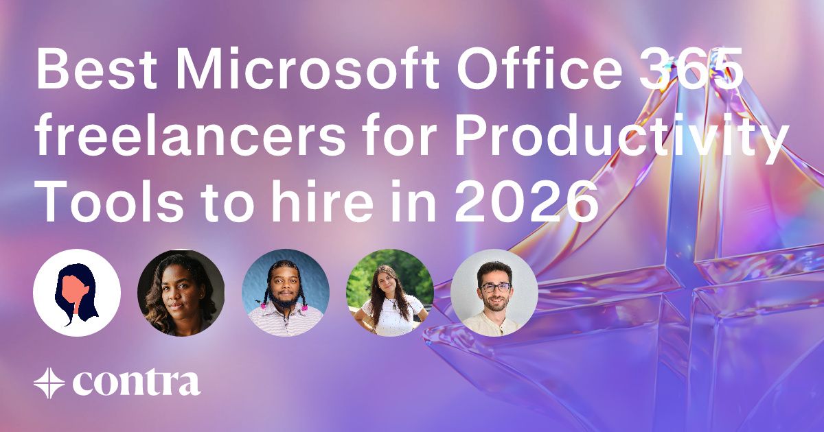 Microsoft Office 365 freelancers for Productivity Tools