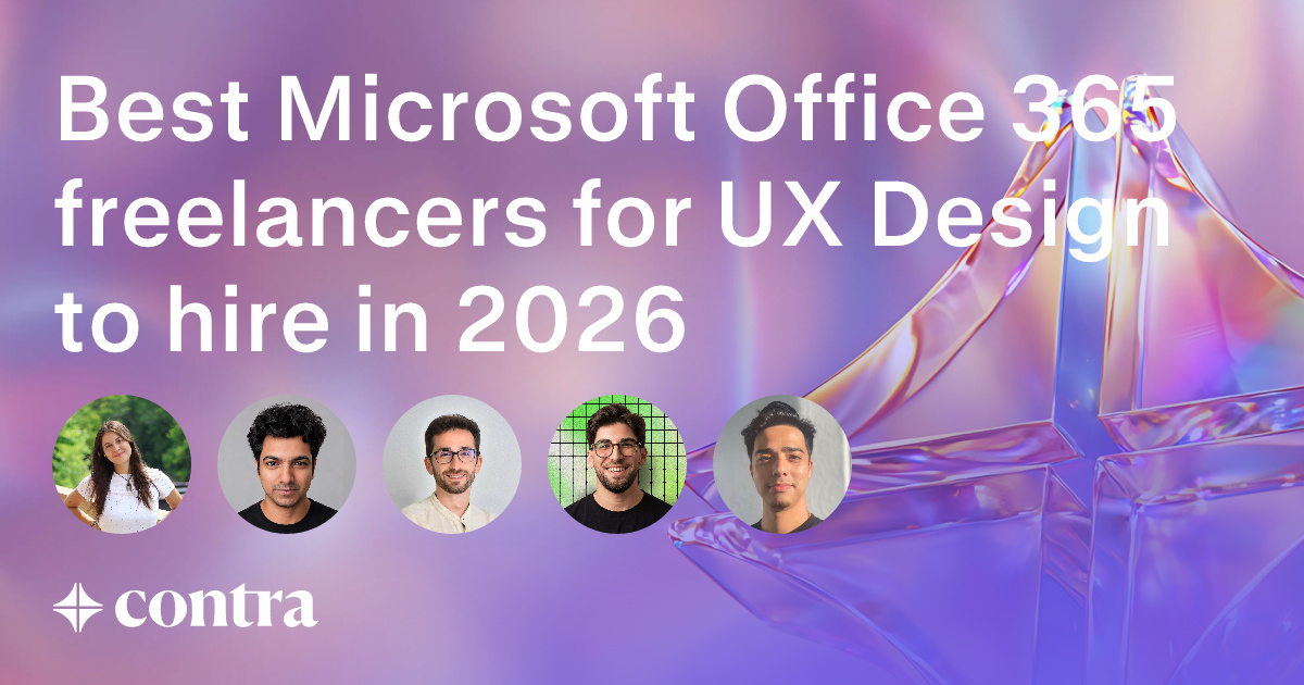 Microsoft Office 365 freelancers for UX Design