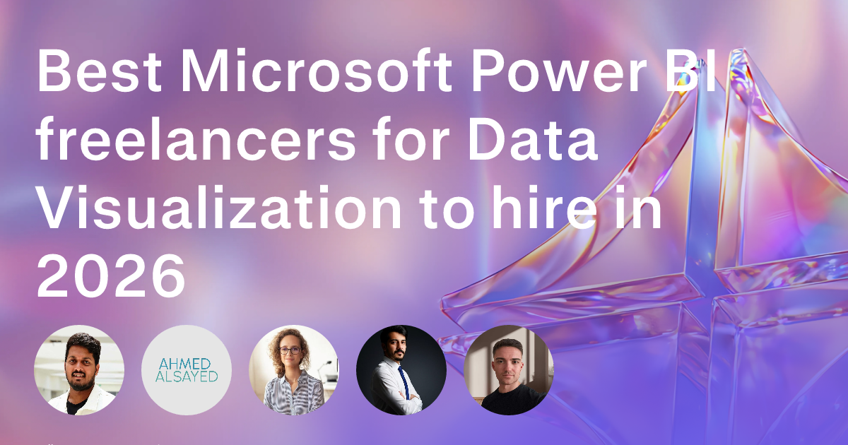 Microsoft Power BI freelancers for Data Visualization