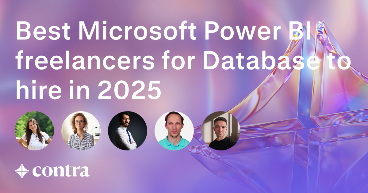 Best Microsoft Power BI freelancers for Database to hire in 2025