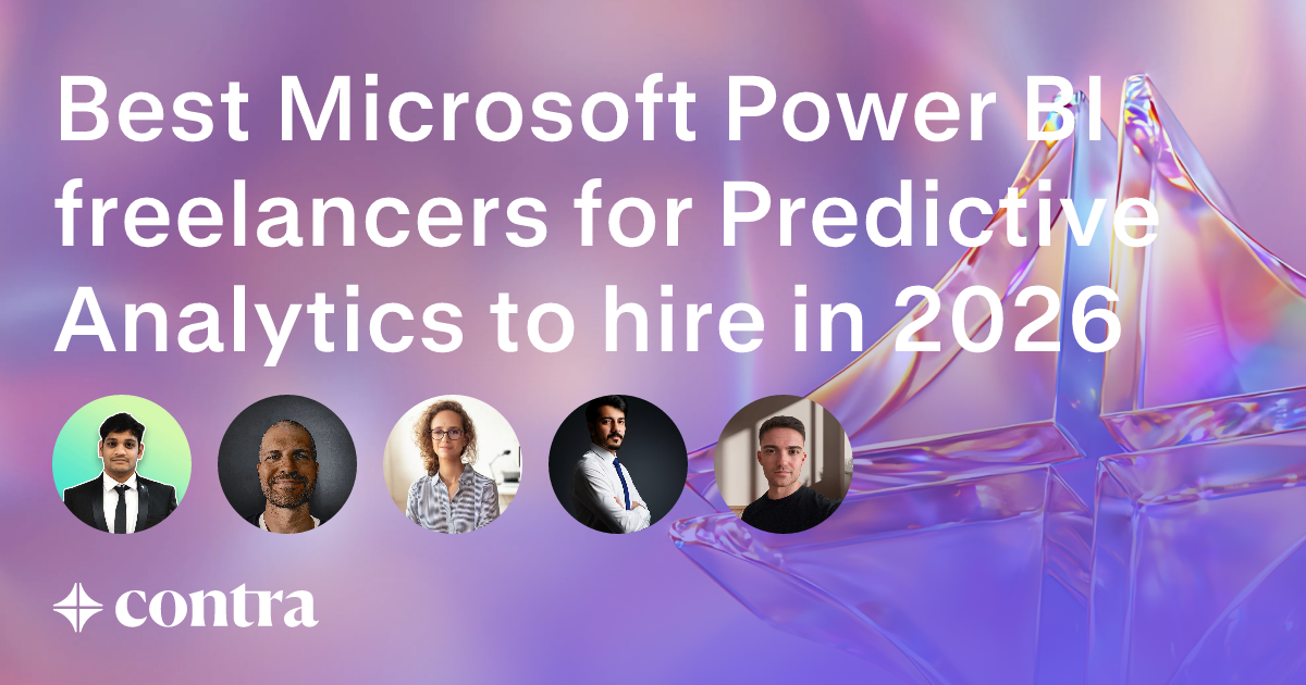 Microsoft Power BI freelancers for Predictive Analytics