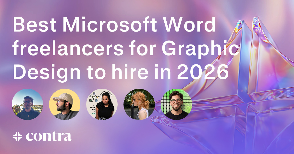 Microsoft Word freelancers for Graphic Design