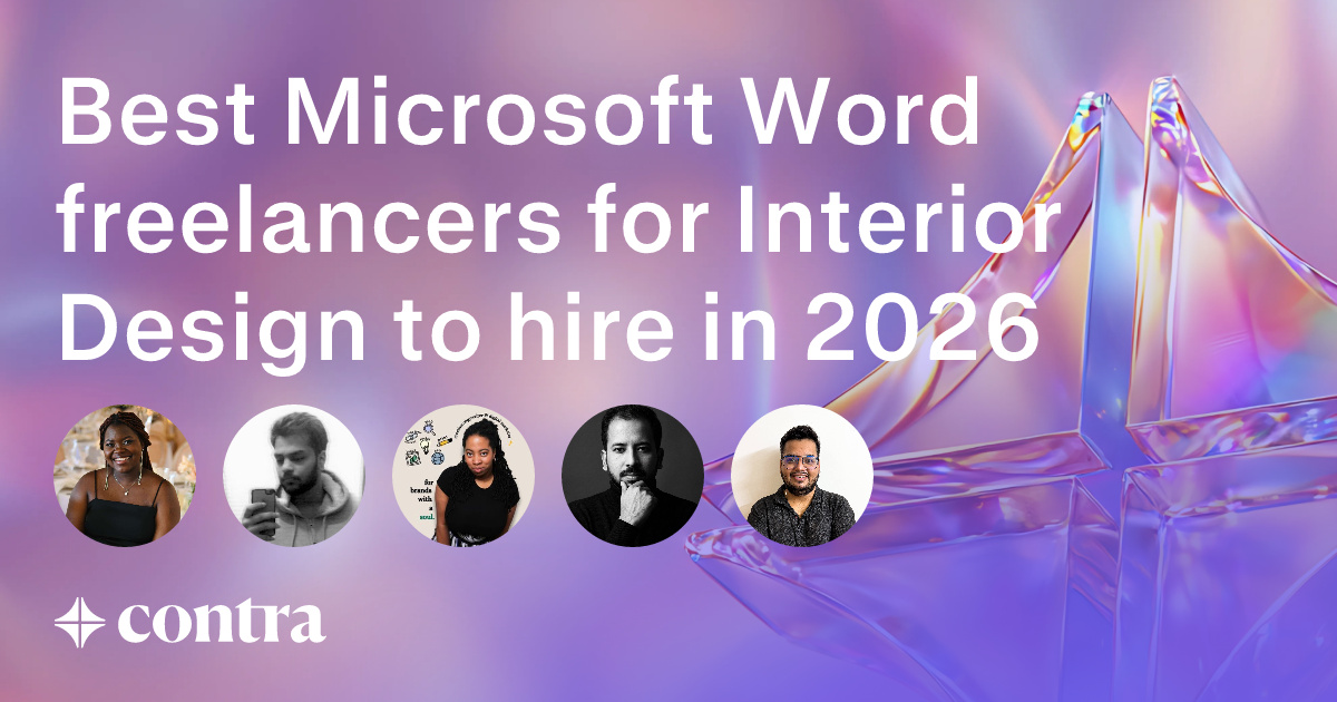 Microsoft Word freelancers for Interior Design
