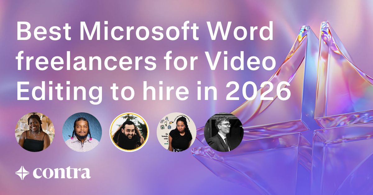 Microsoft Word freelancers for Video Editing