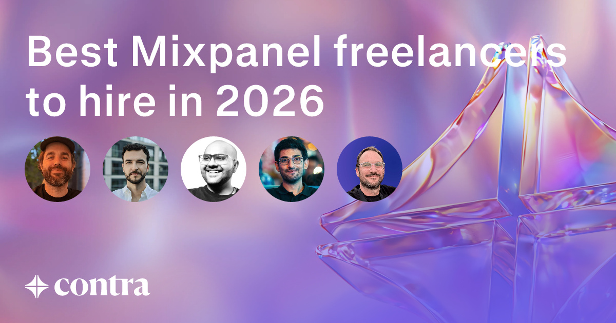 Mixpanel freelancers