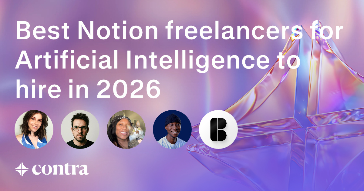 Notion freelancers for Artificial Intelligence