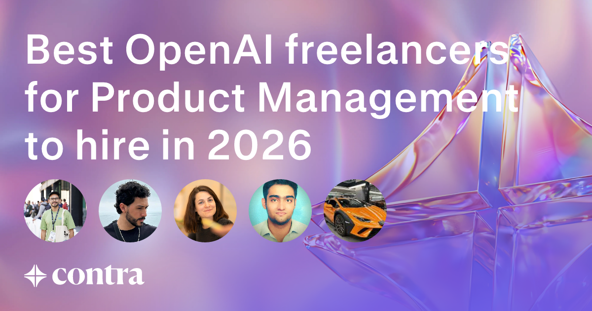 Best OpenAI freelancers for Product Management to hire in 2025