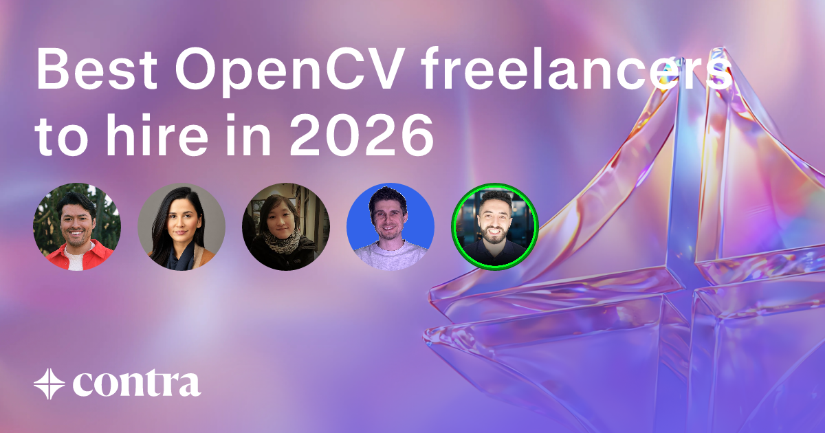 Best OpenCV freelancers to hire in 2025