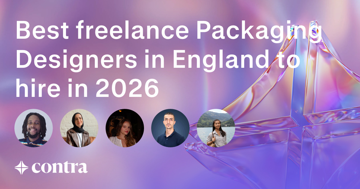 Best freelance Packaging Designers in England to hire in 2025