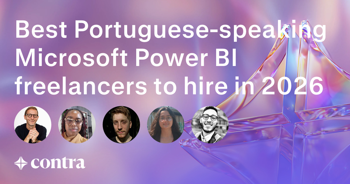 Portuguese-speaking Microsoft Power BI freelancers