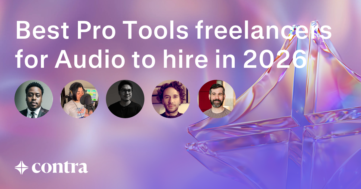 Best Pro Tools freelancers for Audio to hire in 2025