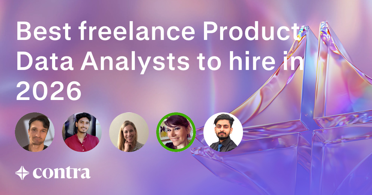 Product Data Analytics freelancers