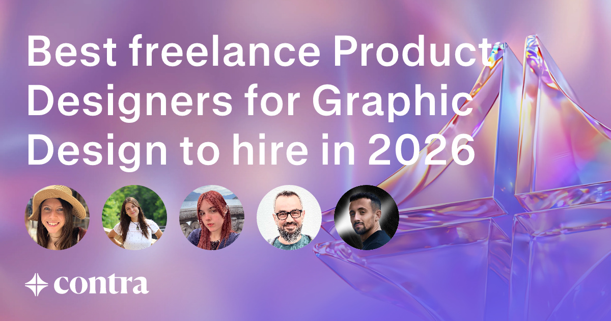 Best freelance Product Designers for Graphic Design to hire in 2025