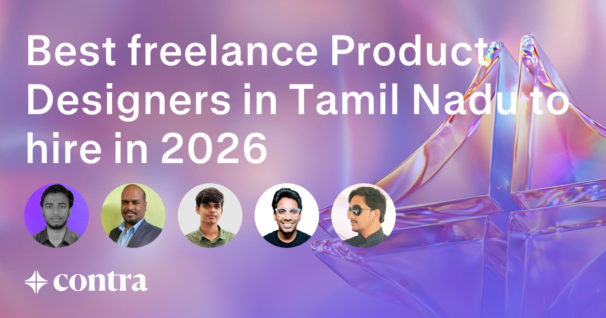 Product Design freelancers in Tamil Nadu