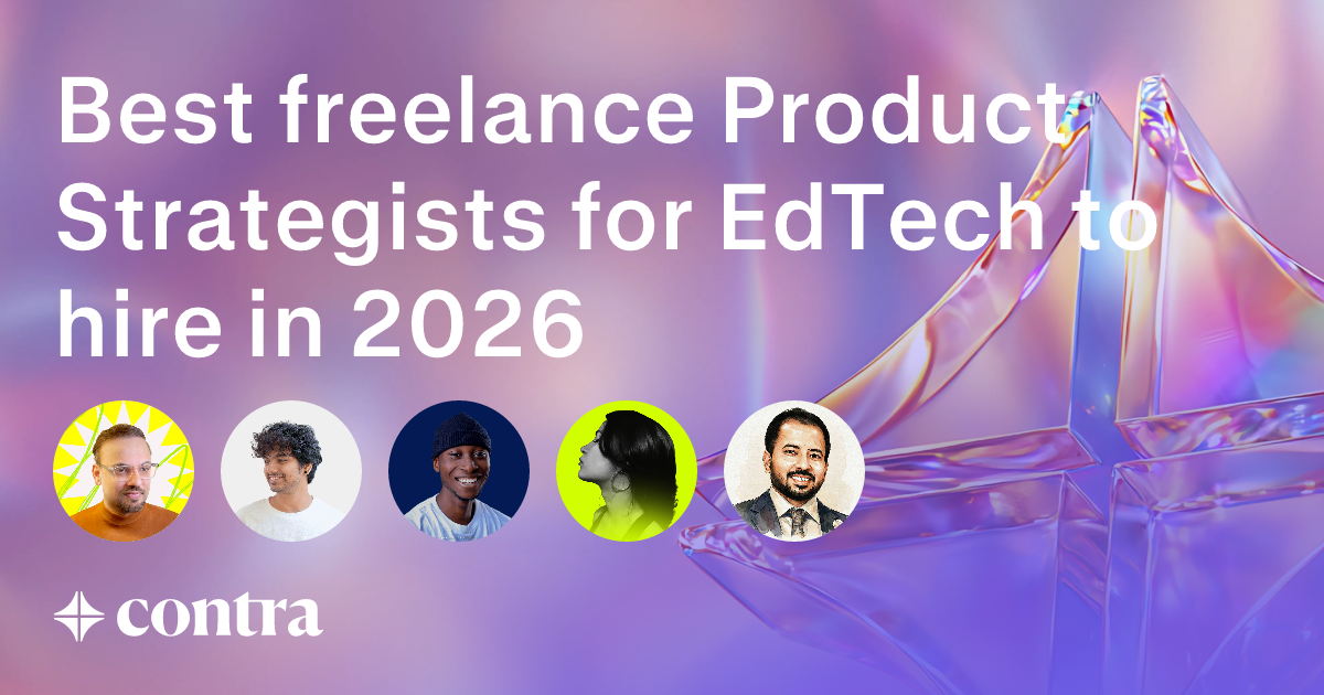 Product Strategy freelancers for EdTech