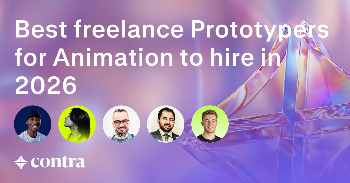 Prototyping freelancers for Animation