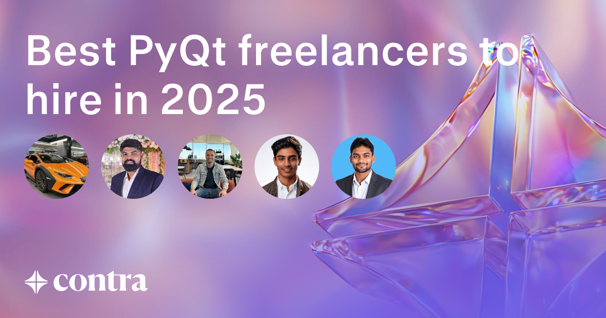 Best PyQt freelancers to hire in 2025