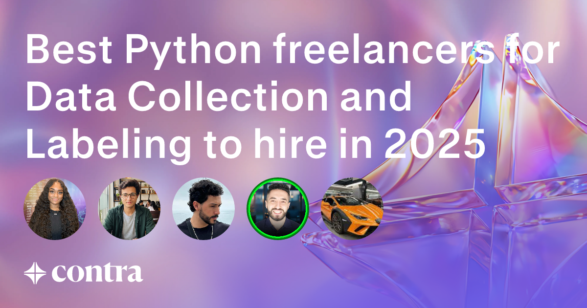 Best Python freelancers for Data Collection and Labeling to hire in 2025