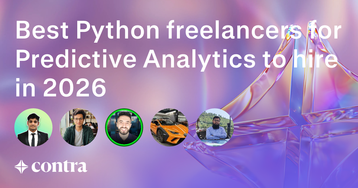 Best Python freelancers for Predictive Analytics to hire in 2025