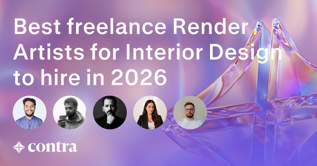 Rendering freelancers for Interior Design