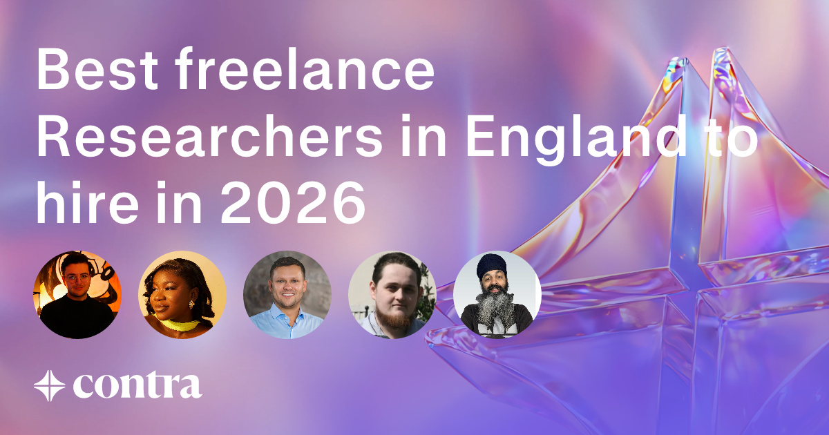 Research freelancers in England