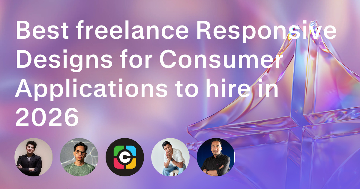 Responsive Design freelancers for Consumer Applications
