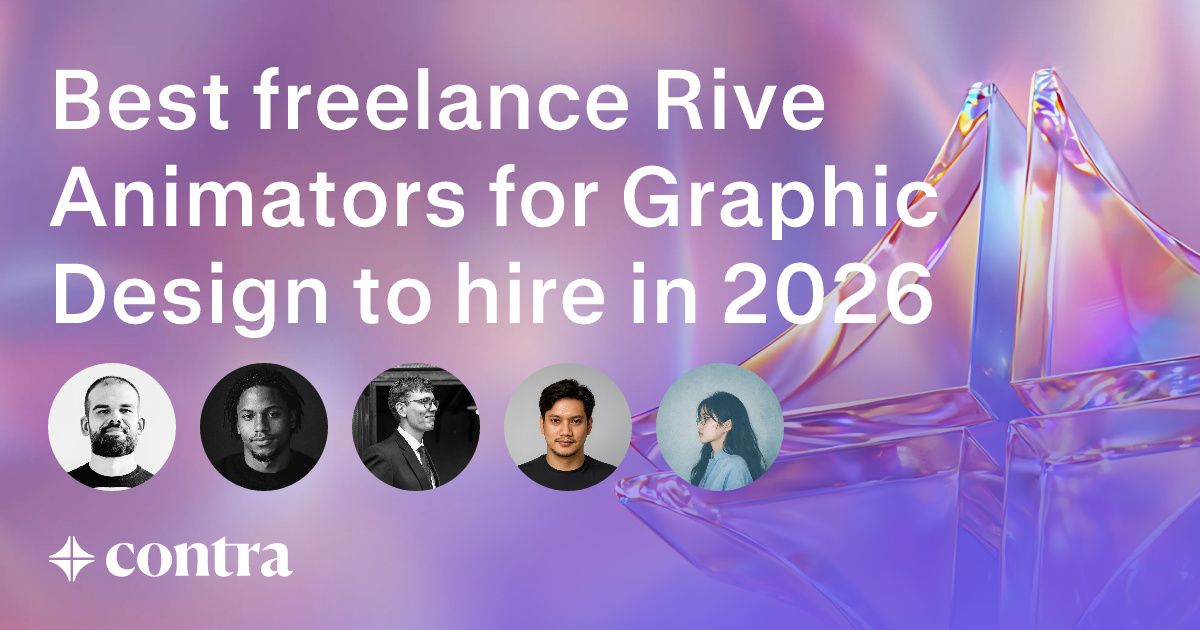 Rive Animation freelancers for Graphic Design