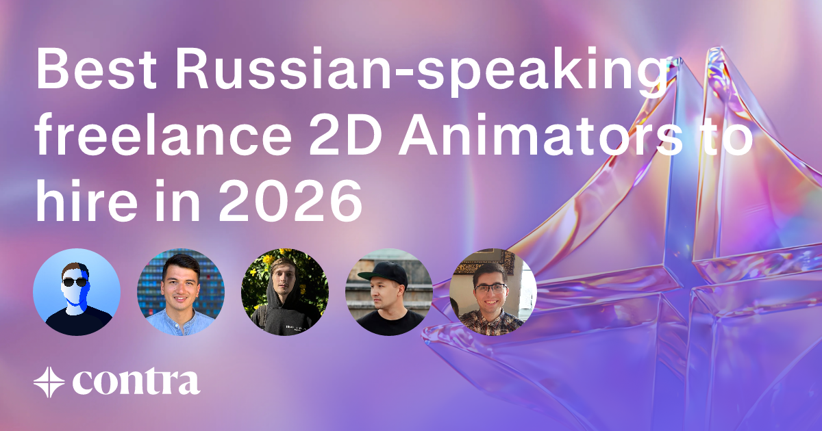 Best Russian-speaking freelance 2D Animators to hire in 2025