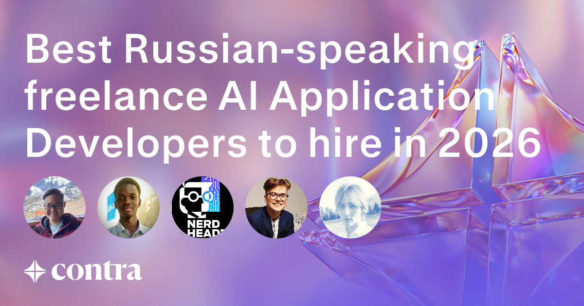 Best Russian-speaking freelance AI Application Developers to hire in 2025