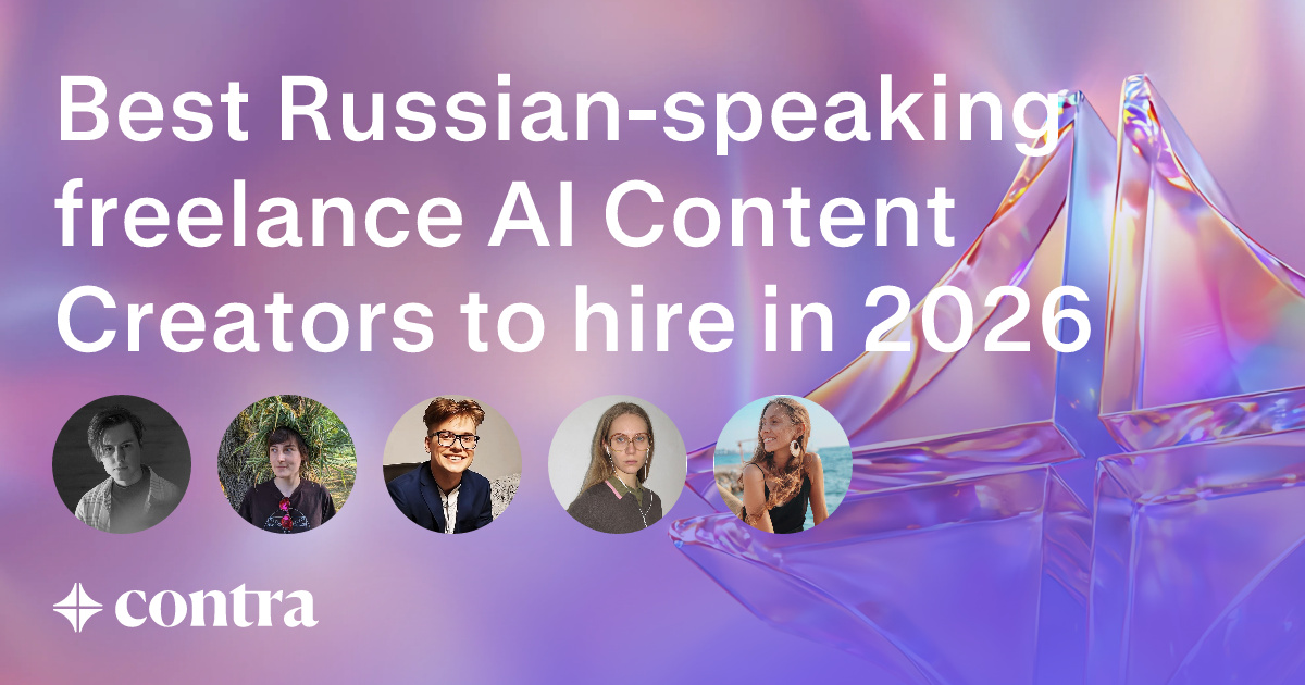 Russian-speaking AI Content Creation freelancers