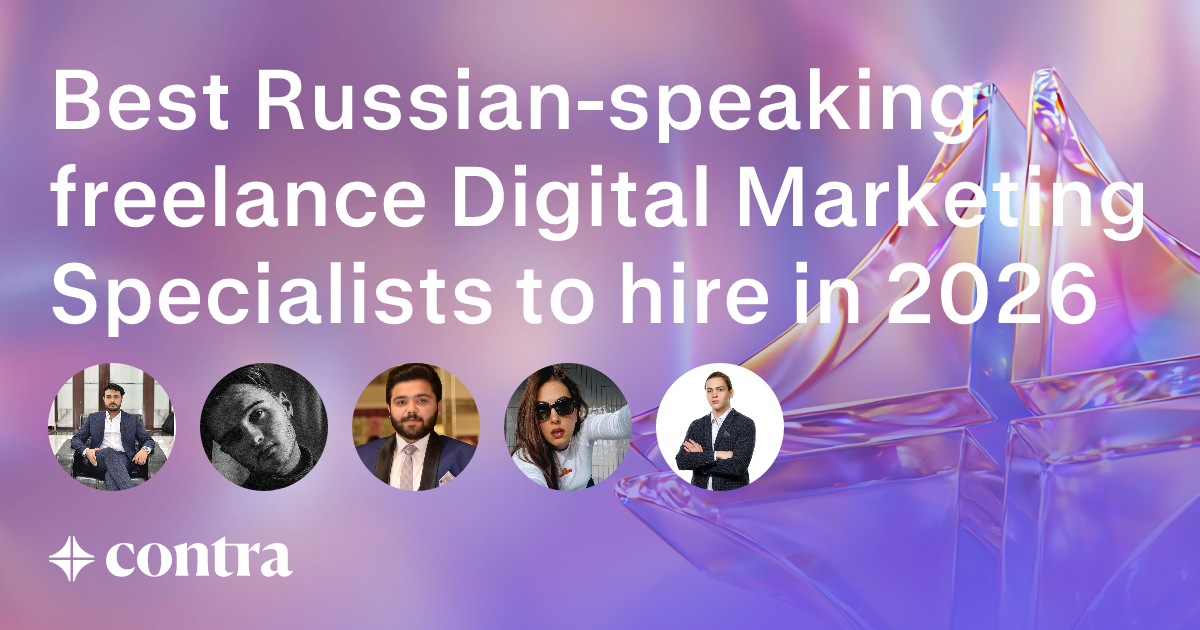 Russian-speaking Digital Marketing freelancers