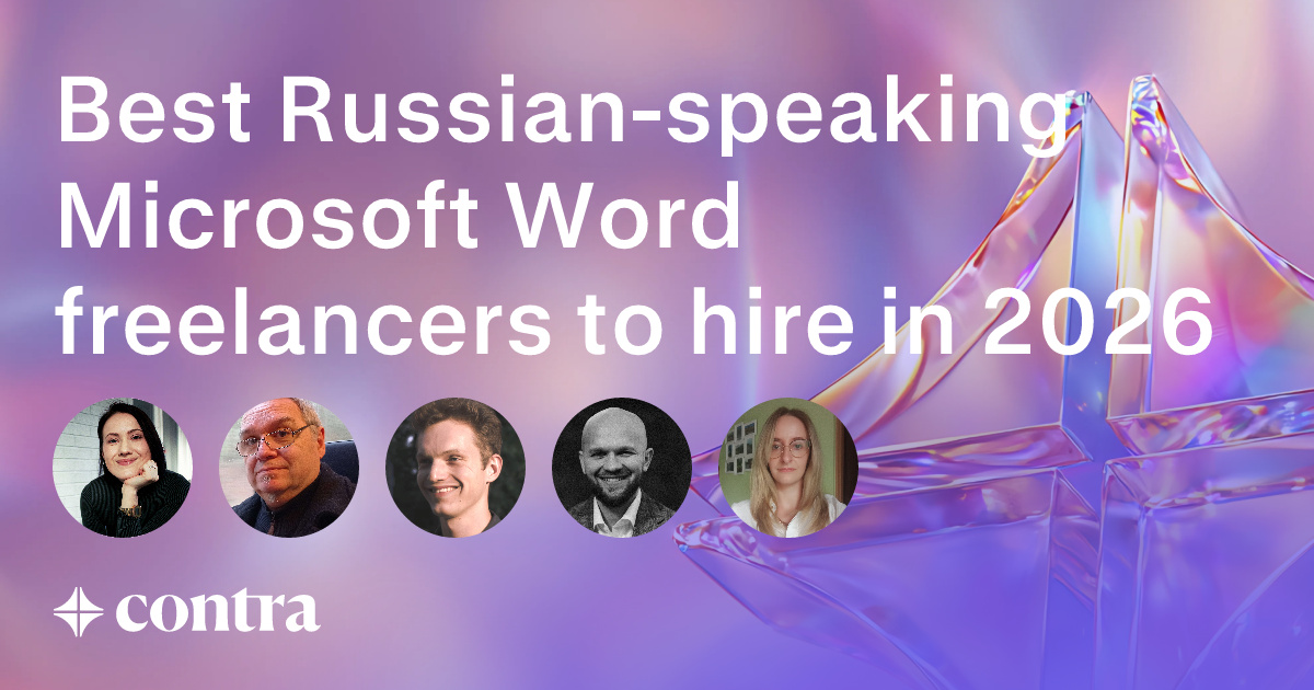 Russian-speaking Microsoft Word freelancers