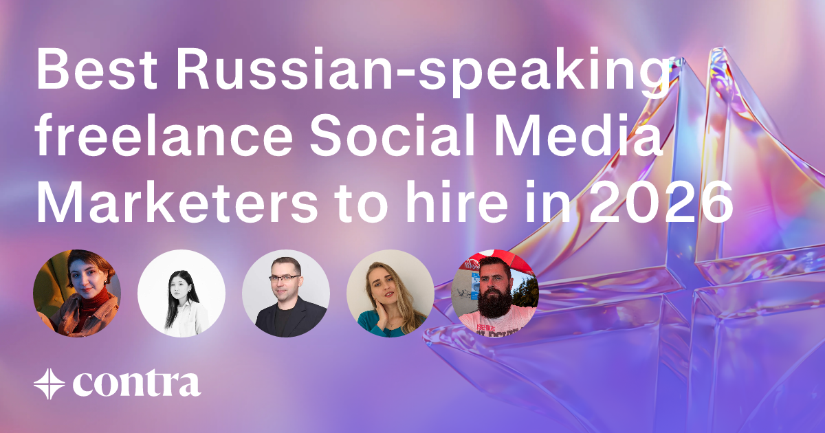 Russian-speaking Social Media Marketing freelancers